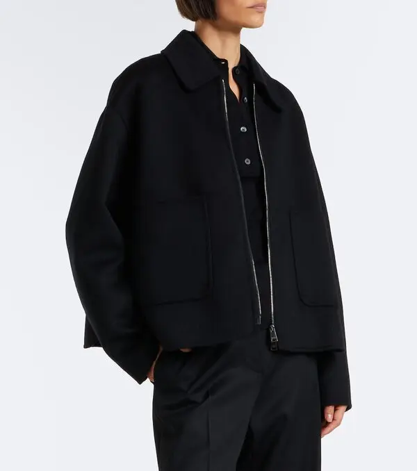 Fendi Wool And Silk Blouson Jacket