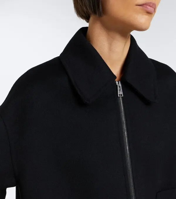 Fendi Wool And Silk Blouson Jacket