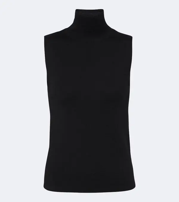 Extreme Cashmere N°502 Cotton And Cashmere Turtleneck Top