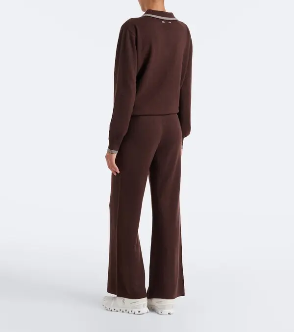 The Upside Cashmere-blend Wide-leg Pants