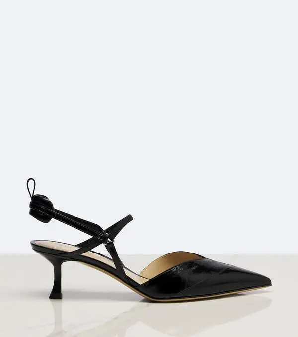 Fendi Very Colibri Leather Slingback Pumps