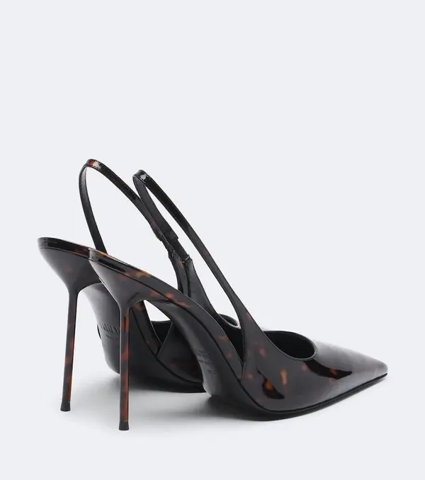 Paris Texas Lidia Patent Leather Slingback Pumps