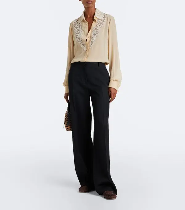 Fendi Suede Mules Burnt Mogano - Brown