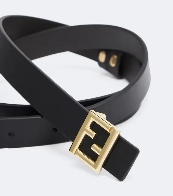 Fendi Ff Leather Belt