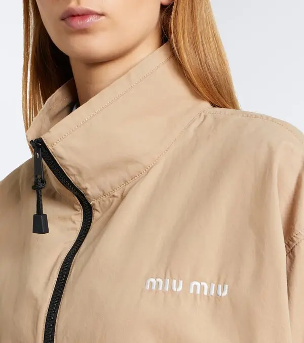 Miu Miu Cotton Gabardine Jacket
