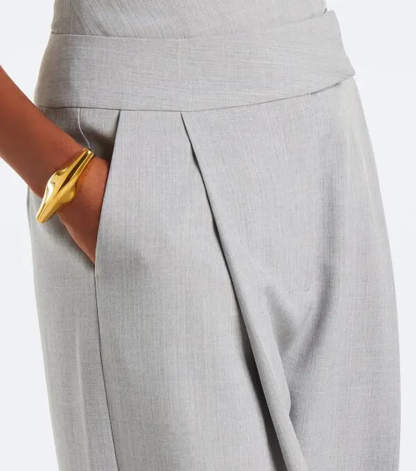 THE SEI Crepe Wide-leg Pants