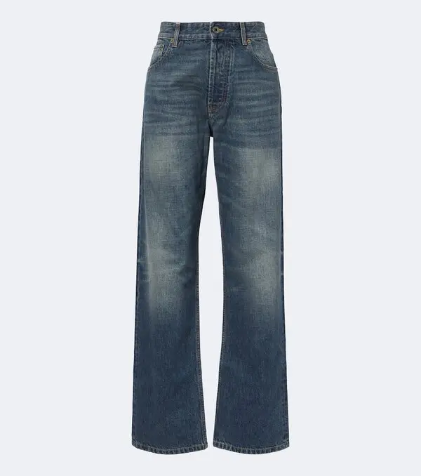 Miu Miu Faded Straight Jeans