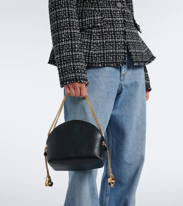 Erdem Flora Leather Shoulder Bag