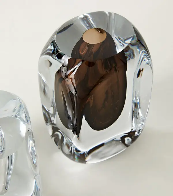 MILENA KLING Set Of 2 Glass Paperweights