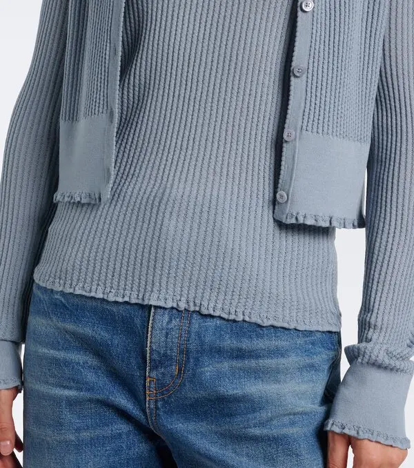 Chloé Knitted Wool Cardigan And Tank Set