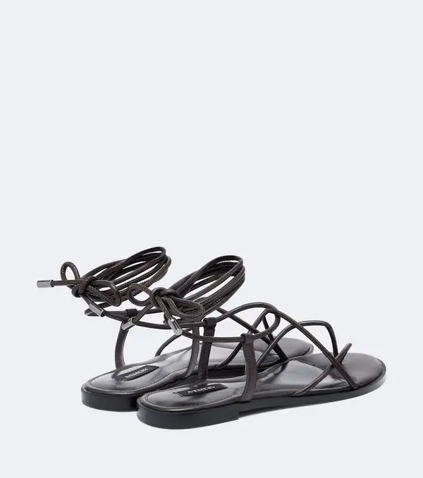 A.emery Odine Leather Thong Sandals