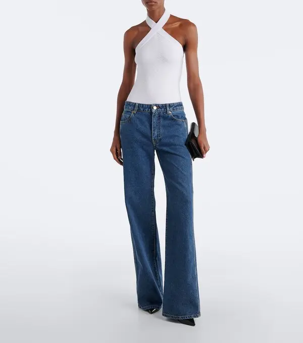 Balmain Knitted Halterneck Bodysuit