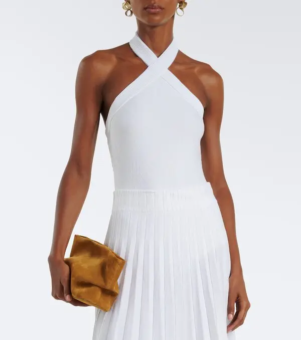 Balmain Knitted Halterneck Bodysuit