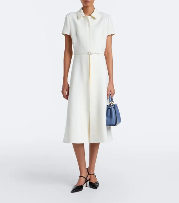 Fendi Peekaboo Mini Leather Top-handle Bag