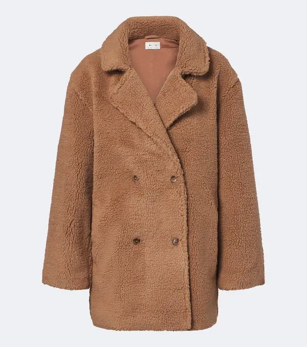 The Upside Gracie Teddy Coat - Brown