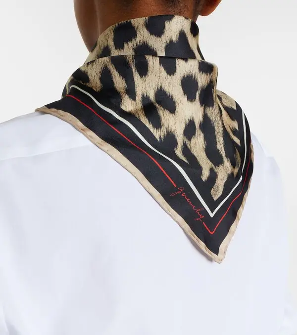 Givenchy Leopard-print Silk Scarf