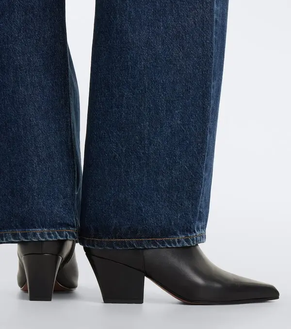 Paris Texas Jane Leather Ankle Boots