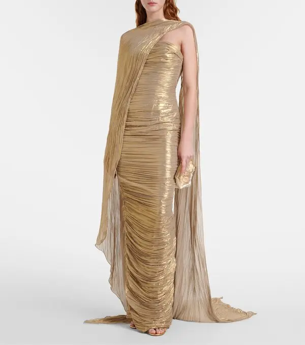MARMAR HALIM Ruched Bustier Gown
