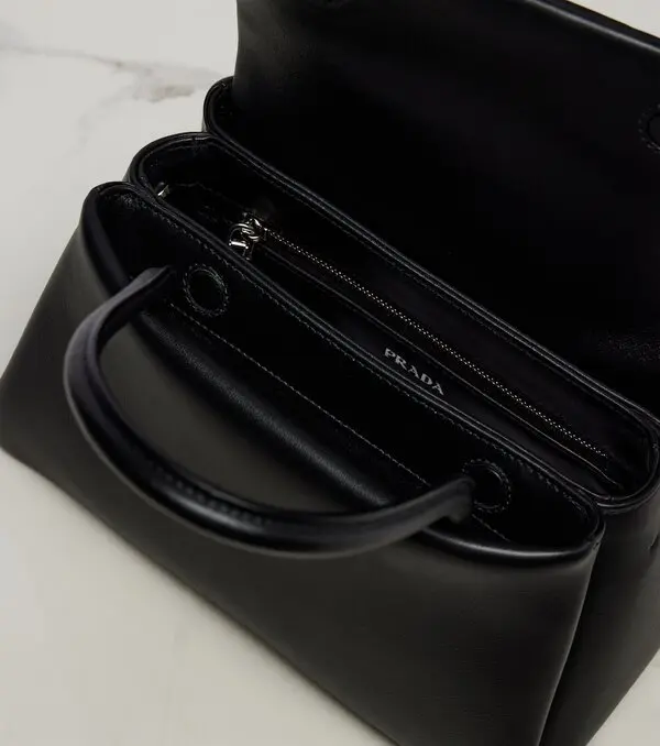 Prada Passage Small Leather Shoulder Bag