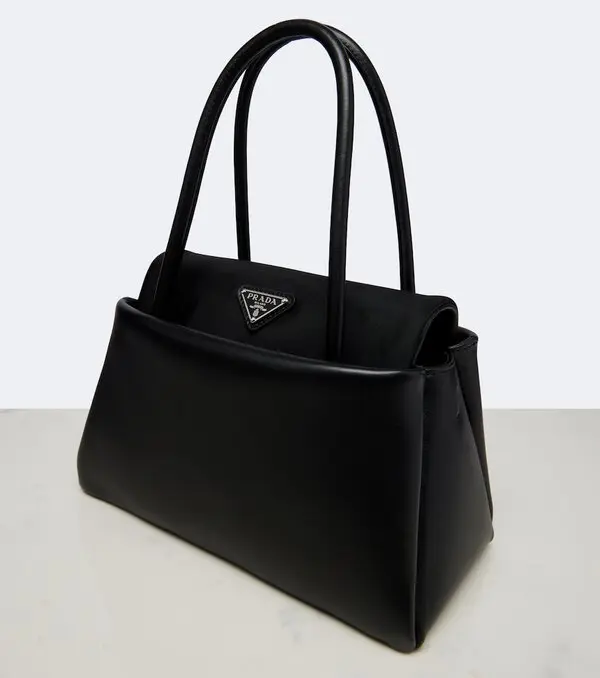 Prada Passage Small Leather Shoulder Bag