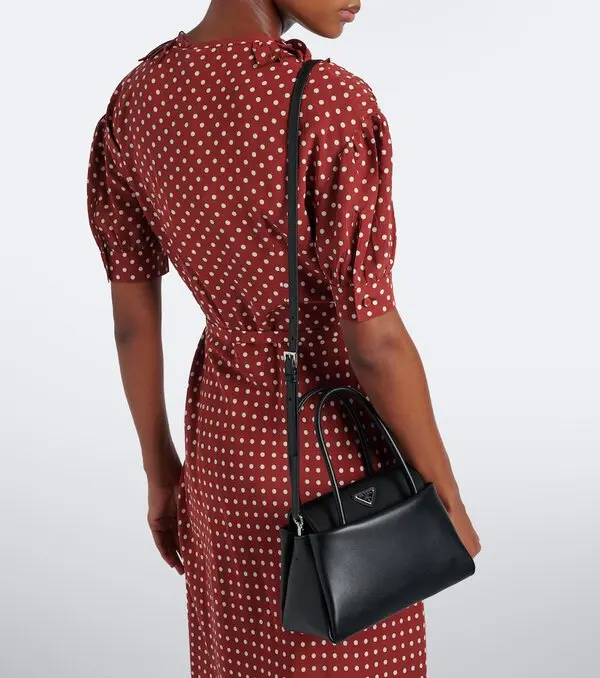 Prada Passage Small Leather Shoulder Bag