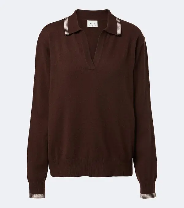 The Upside Coco Luna Cashmere-blend Polo Sweater