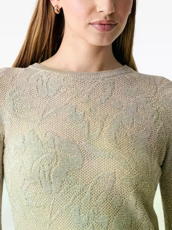 Liu Jo Floral-jacquard Sweater