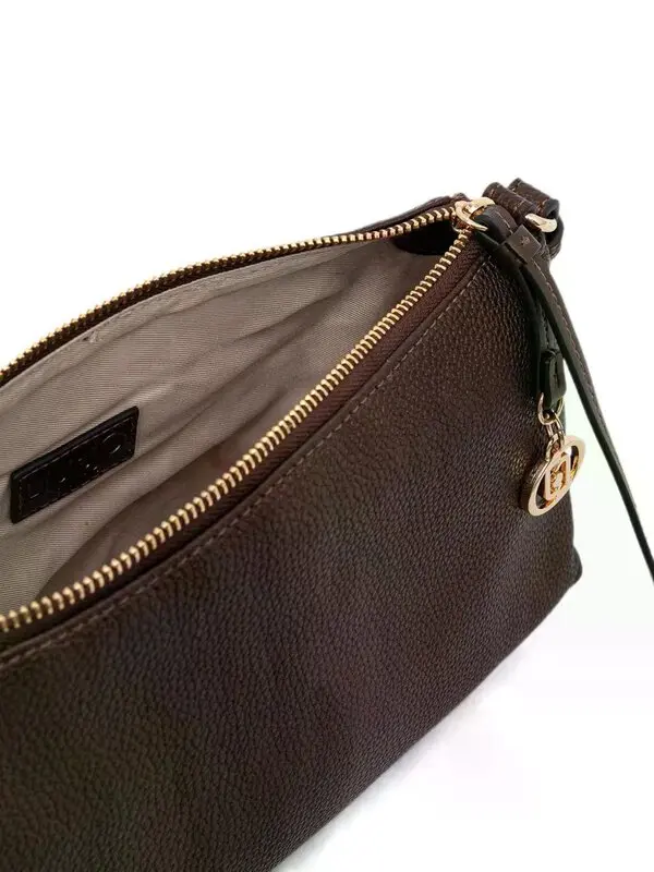 Liu Jo Pebbled Logo-charm Shoulder Bag