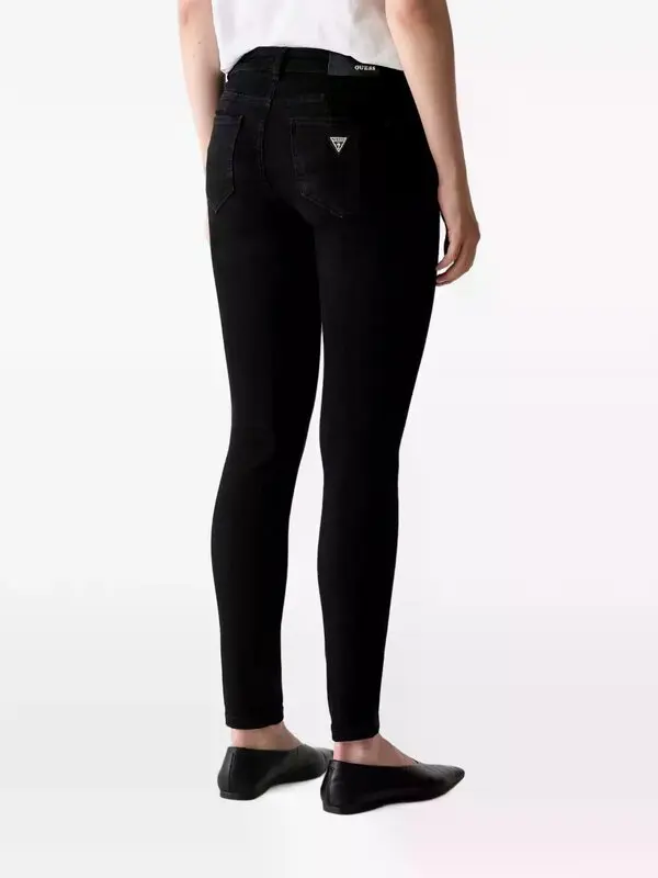 Guess Logo-patch Skinny Jeans