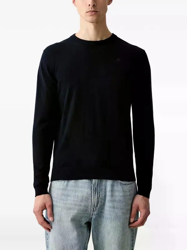 Karl Lagerfeld Logo-patch Sweater - Blue