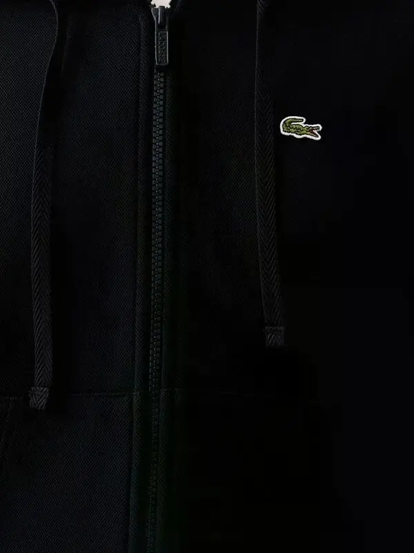 Lacoste Logo-patch Zip-up Hoodie