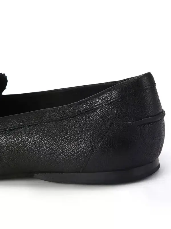 Kurt Geiger Eagle-plaque Leather Loafers - Black