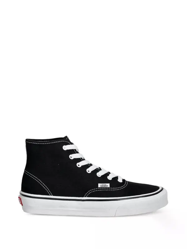 VANS High-top Lace-up Canvas Sneakers - Black