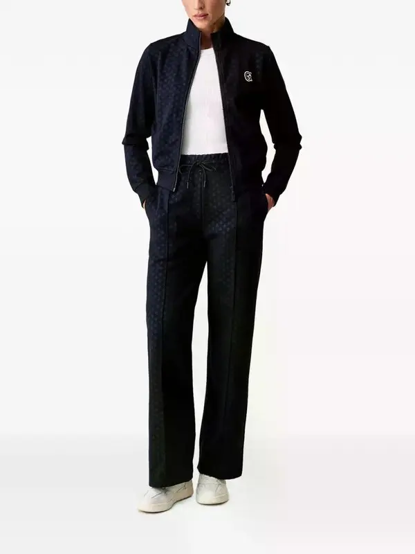 Guess Monogram Pattern Drawstring Track Pants