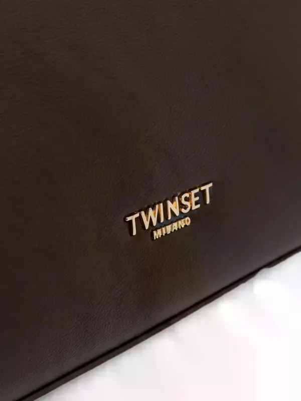 TWINSET Logo Plaque Tote Bag