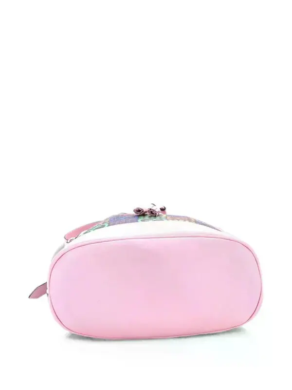 Gucci Psychedelic Print Gg Coated Canvas Medium Bucket Bag