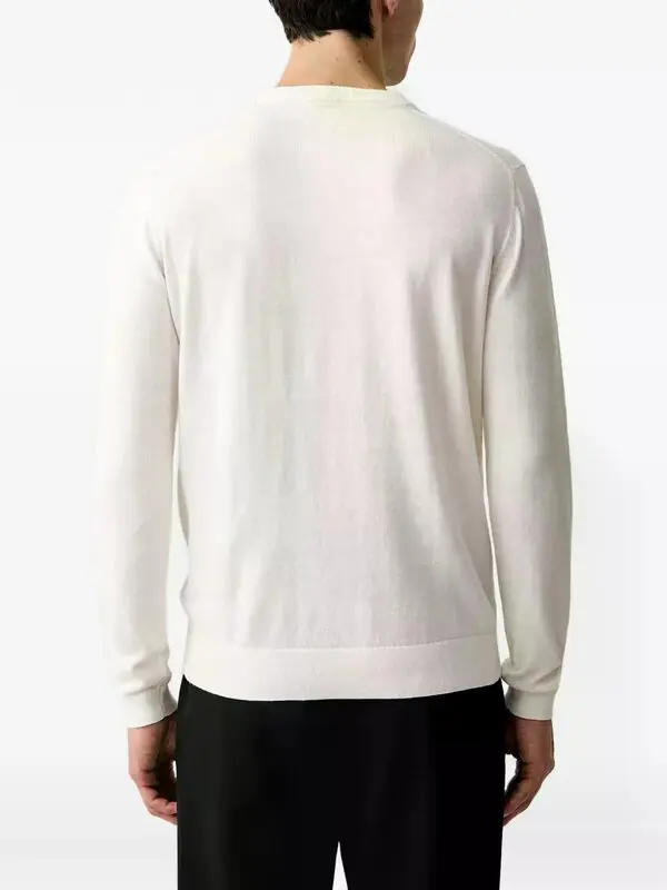 Karl Lagerfeld Logo-patch Crew-neck Sweater