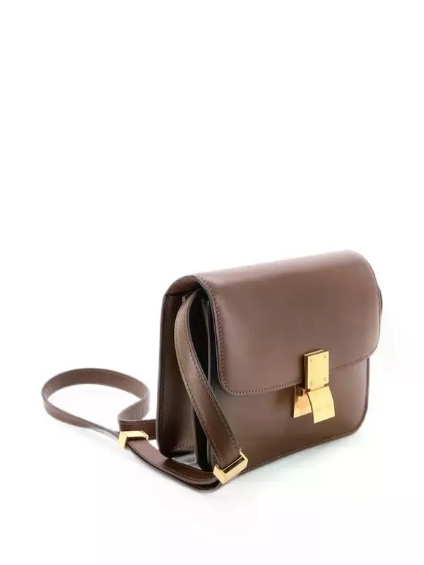 Celine Classic Box Bag Smooth Leather Shoulder Bag - Brown