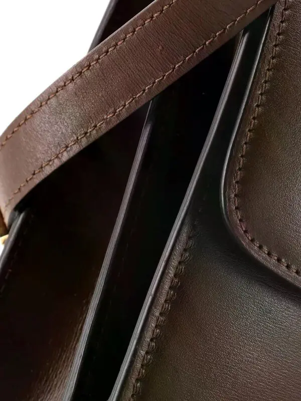 Celine Classic Box Bag Smooth Leather Shoulder Bag - Brown