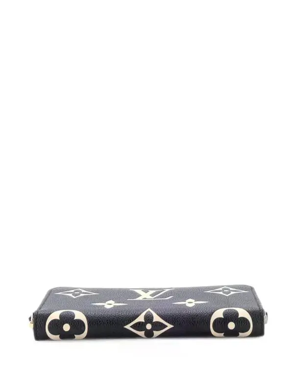 LOUIS VUITTON Zippy Wallet Bicolor Monogram Empreinte Giant Small Wallets