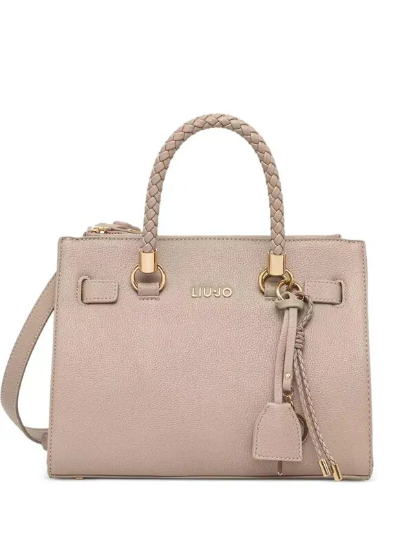 Liu Jo Braided-handle Logo-plaque Tote Bag