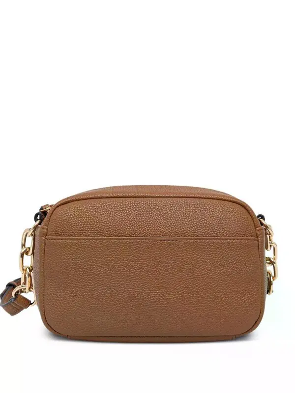 Liu Jo Logo-plaque Pebbled-effect Shoulder Bag - Brown