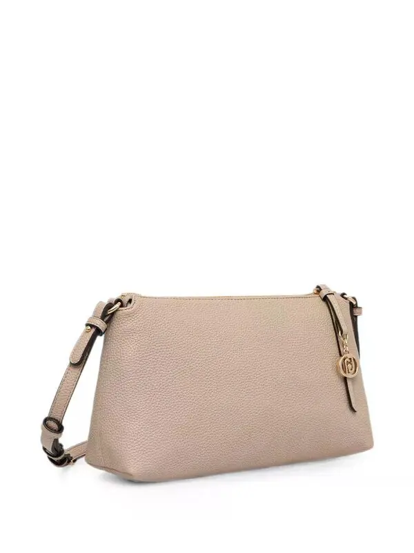 Liu Jo Logo-charm Pebbled-effect Shoulder Bag