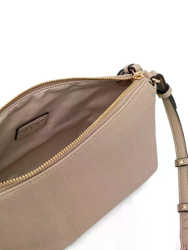 Liu Jo Logo-charm Pebbled-effect Shoulder Bag