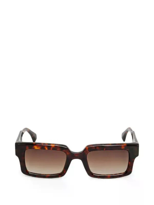 VIVIENNE WESTWOOD Tortoiseshell-effect Rectangle-frame Sunglasses