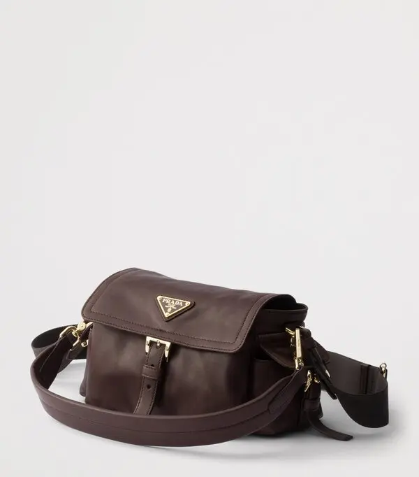 Prada Mini Lambskin Explore Shoulder Bag