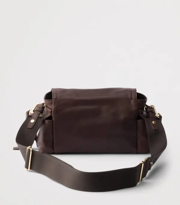 Prada Mini Lambskin Explore Shoulder Bag