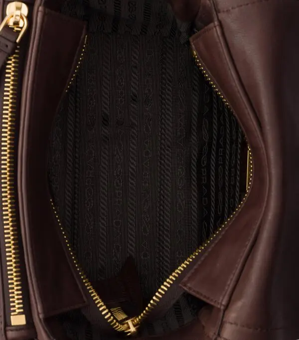 Prada Mini Lambskin Explore Shoulder Bag