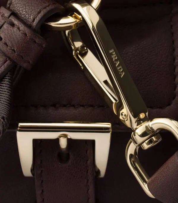 Prada Mini Lambskin Explore Shoulder Bag