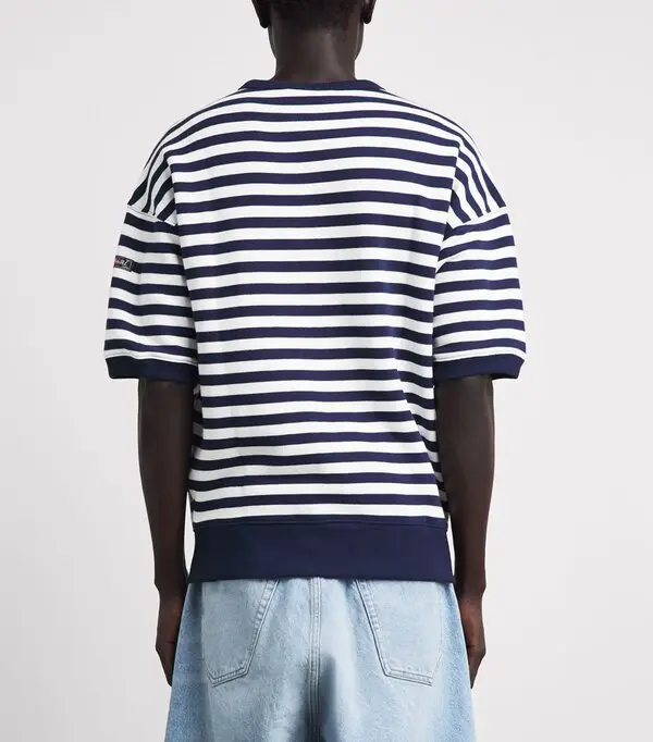Polo Ralph Lauren Fleece Stripe Short-sleeve Sweater